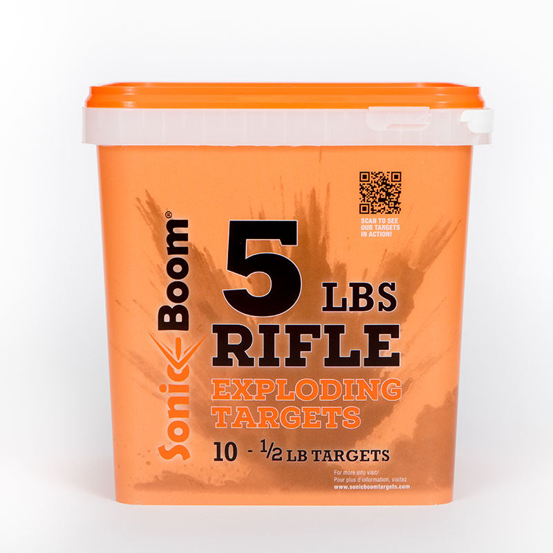 1/2 lb Exploding Rifle Target - 10 Pack – Sonic Boom Targets
